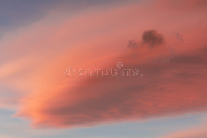 Beautiful Orange and Red Clouds during Sunset at the Sea in Norway ...
