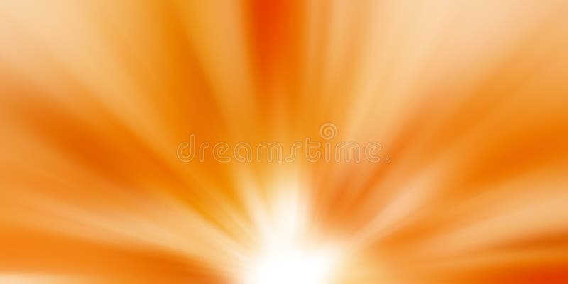 Orange Sunbeam Burst of Light Stock Photo - Image of creativity ...