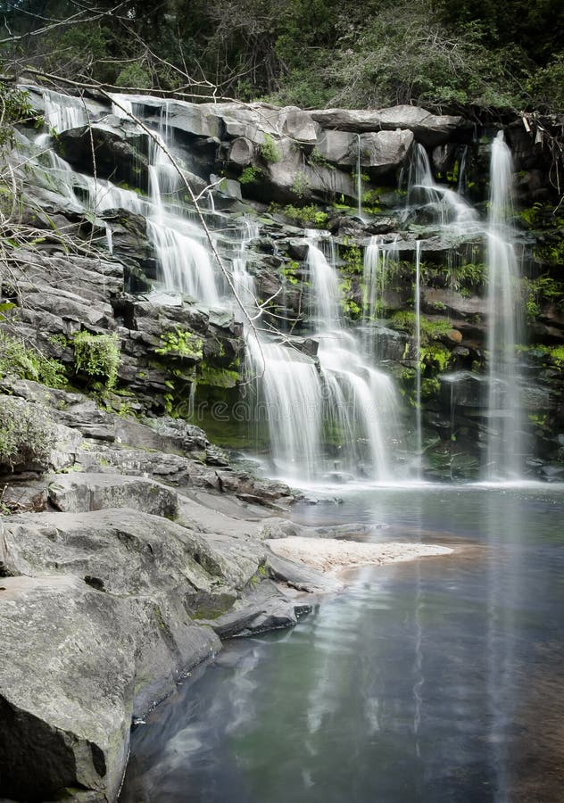 Beautiful Outdoor Environment with a Waterfall Stock Photo - Image of ...