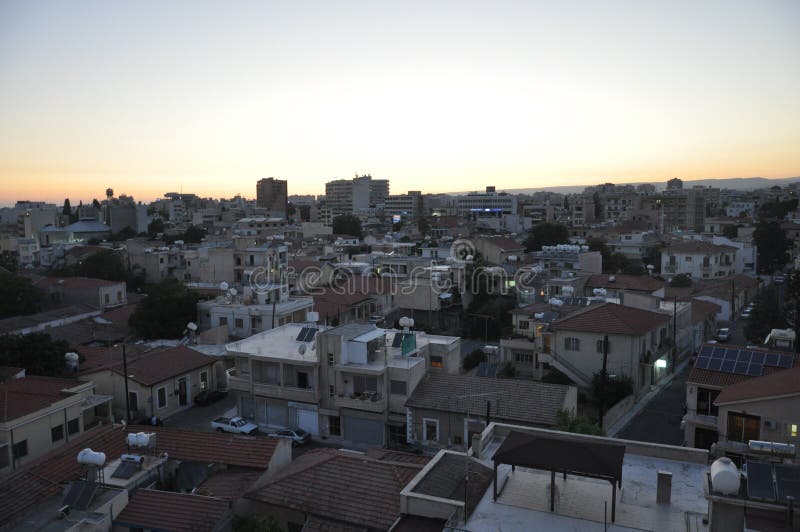 The Beautiful Overview City Centre Limassol in Cyprus Editorial ...