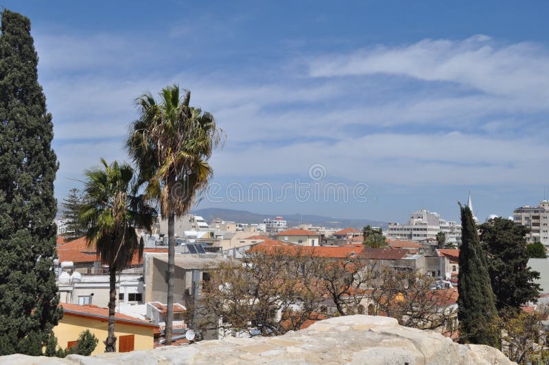 The Beautiful Overview City Centre Limassol in Cyprus Editorial ...