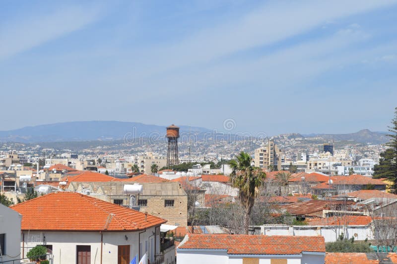 The Beautiful Overview City Centre Limassol in Cyprus Stock Photo ...