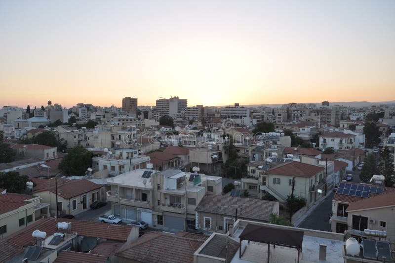 The Beautiful Overview City Centre Limassol in Cyprus Stock Image ...