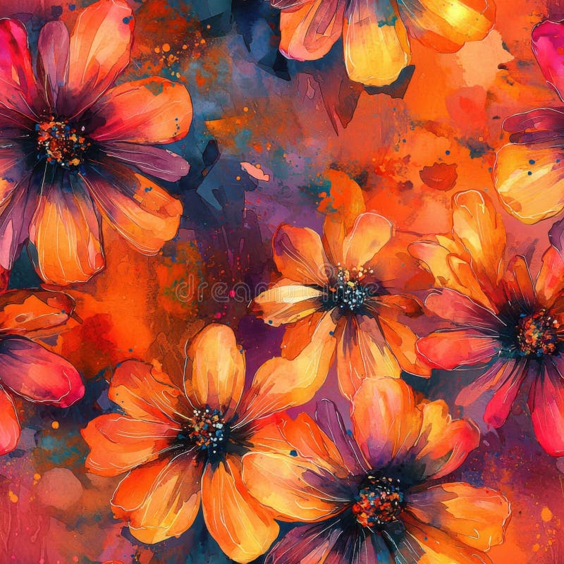 A Beautiful Painting of Flowers Capturing the Essence of Nature and ...