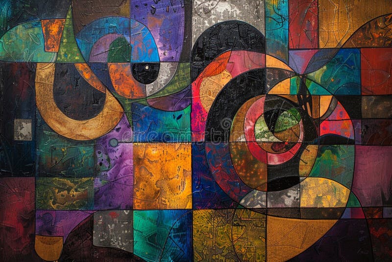 Beautiful Paintings Vintage Abstract Art a Masterpiece of Design Art ...