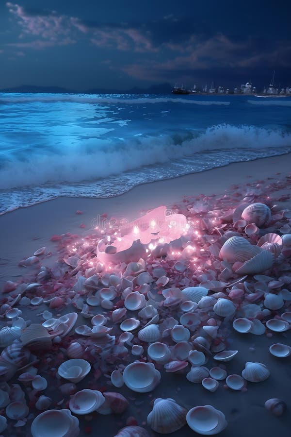 Sparkling Seashells Stock Illustrations – 15 Sparkling Seashells Stock ...