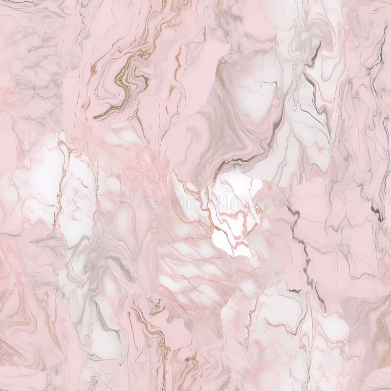 Beautiful Pale Pink Marble Pattern. AI-generated Stock Illustration ...
