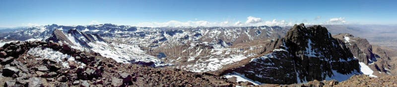 Beautiful Panoramic View at the Top of Tunari Stock Photo - Image of ...