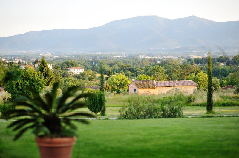 Beautiful Panoramic View of Tuscan. Italy Stock Image - Image of nature ...