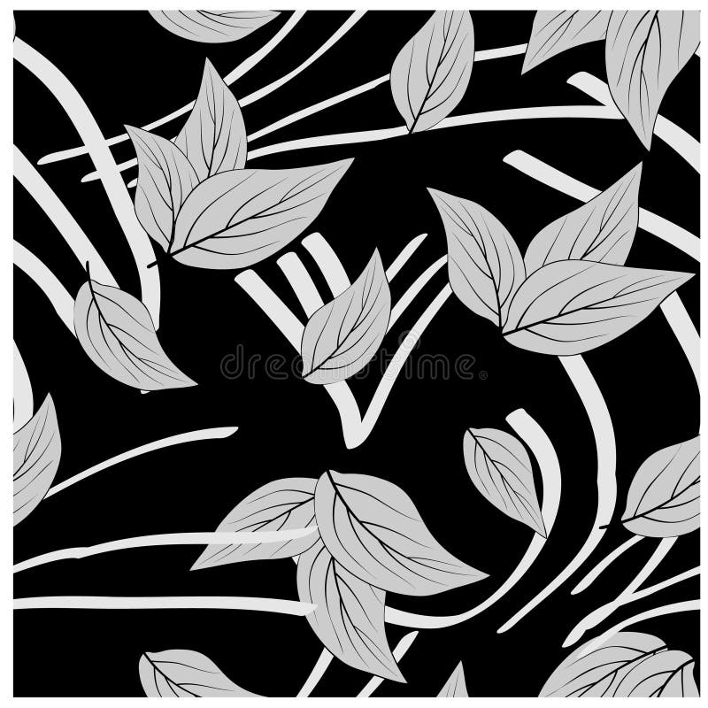 Beautiful Paper Art Seamless Pattern with Flowers. Summer Vector ...