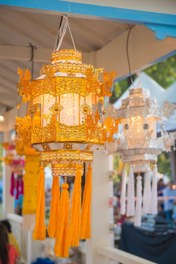 Beautiful Paper Lanterns for Decoration Stock Photo - Image of lamp ...