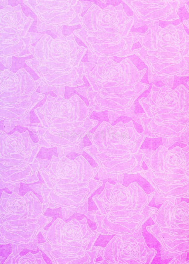Beautiful Paper Roses Background Picture. Image: 6832158