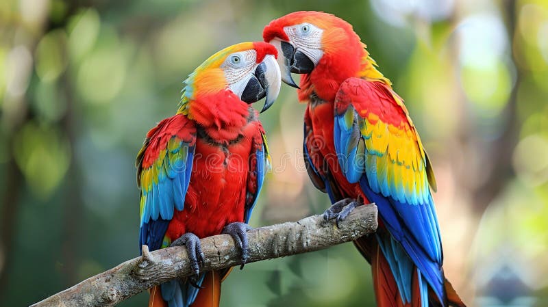 Beautiful Parrots. Popular with Fans of Feathered Exotics . Generative ...