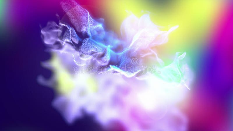 Beautiful Particle Animation in 4K Ultra HD. Stock Footage - Video of ...