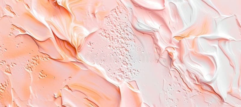 Beautiful Pastel Peach Colors Background, Modern Art Stock Photo ...