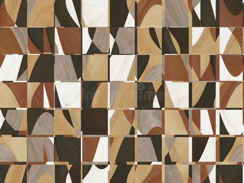 Beautiful Patchwork Pattern. Mixed of White, Grey and Dark Grey Marbles ...