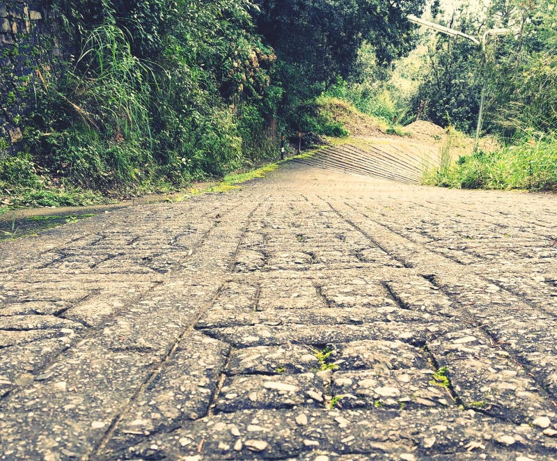 Beautiful path way stock image. Image of track, asphalt - 201227847
