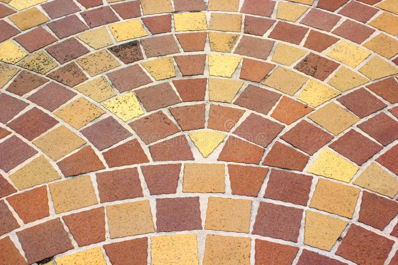 Beautiful Pathway and Street Block. Stock Image - Image of closeup ...