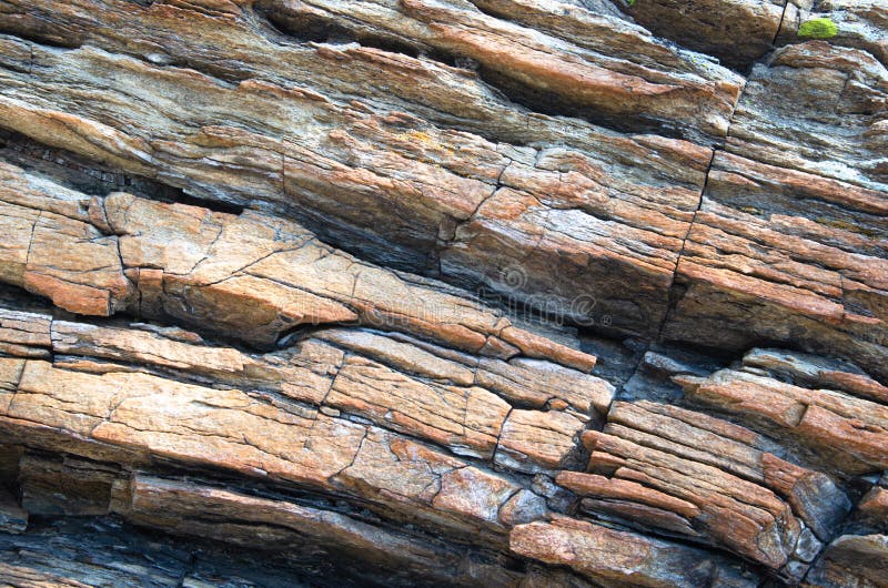 Layered Rocks. the Texture of the Stone. Stock Photo - Image of grunge ...