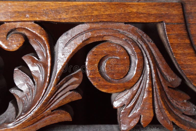 Pattern sculpted in wood stock image. Image of natural - 106645435