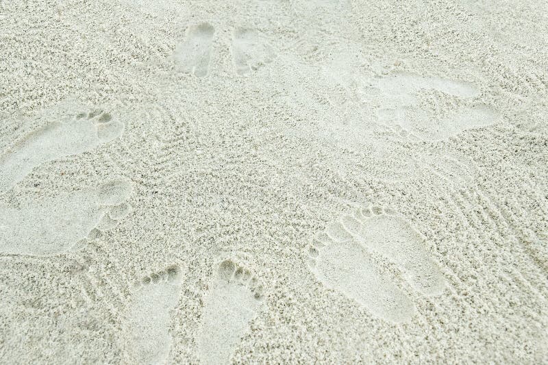 Beautiful Pattern on the Sea Sand on Nature Background Stock Photo ...