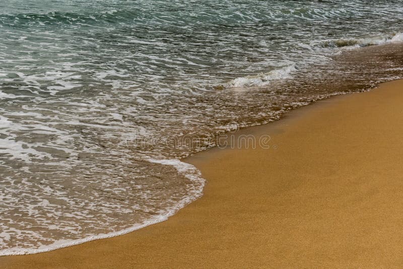 A Beautiful Pattern of Sea Water Form after Collide Sea Water Wave at ...