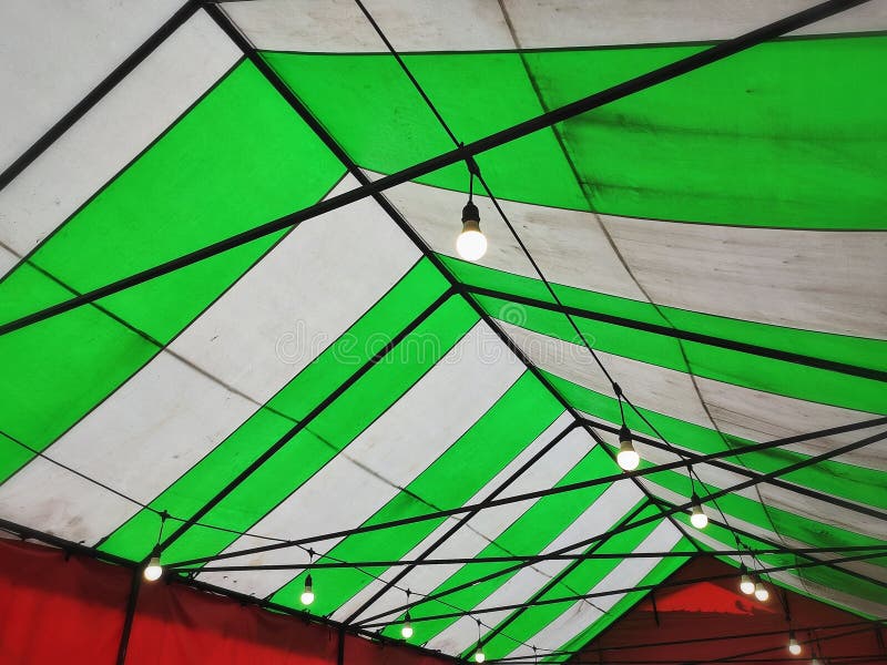 Beautiful Pattern Shape Perspective View from the Inside of a Colorful ...