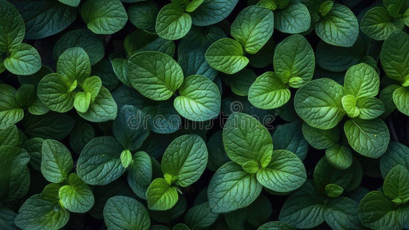 Beautiful Pattern of Small Green Leaf Plants - Lush and Vibrant Foliage ...