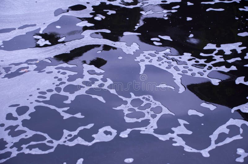 The Water Foam on the Waves on the Beach Looks Beautiful in the ...