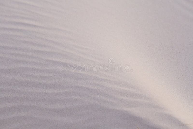A Beautiful Pattern of White Sand on a Beach of Baltic Sea. Stock Image ...