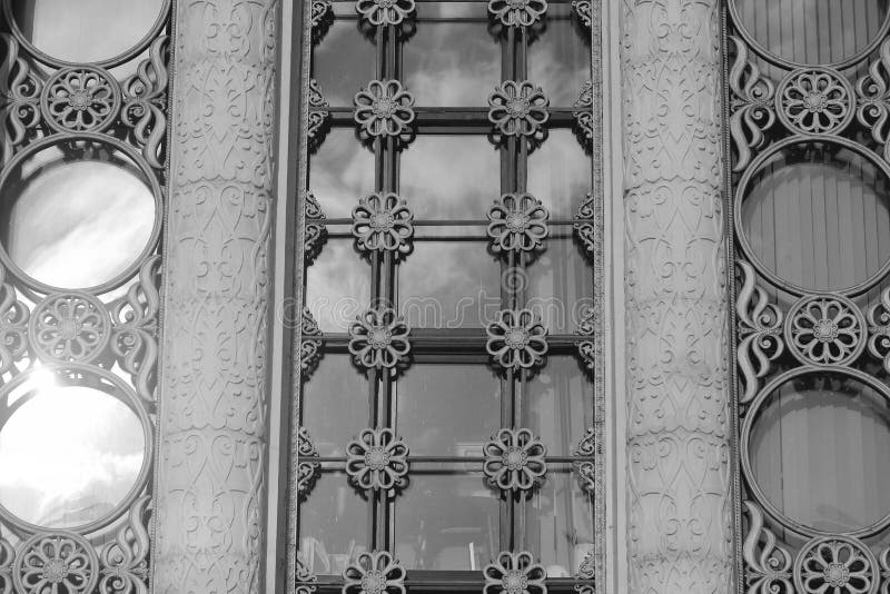Beautiful Patterned Windows in the Building with Patterns Stock Photo ...