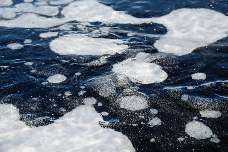Beautiful Patterns in the Air on Ice Stock Photo - Image of beautiful ...