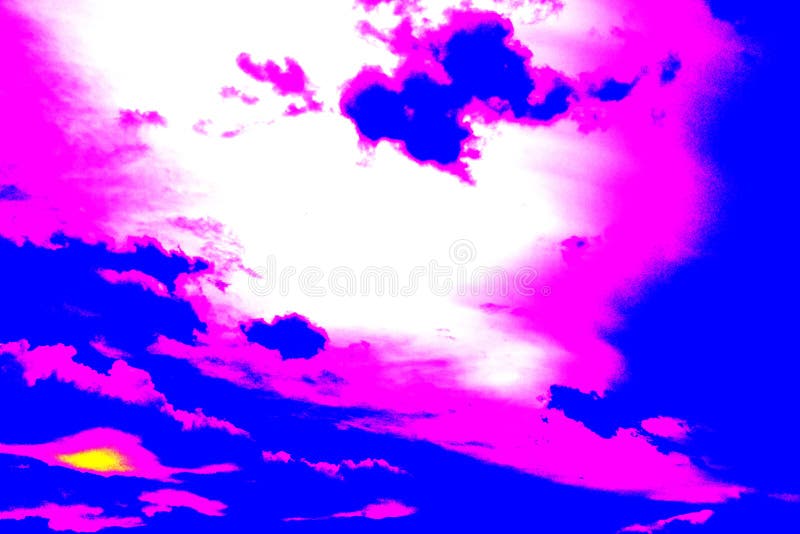 Beautiful Patterns of Clouds on the Background of the Sky. Changed ...