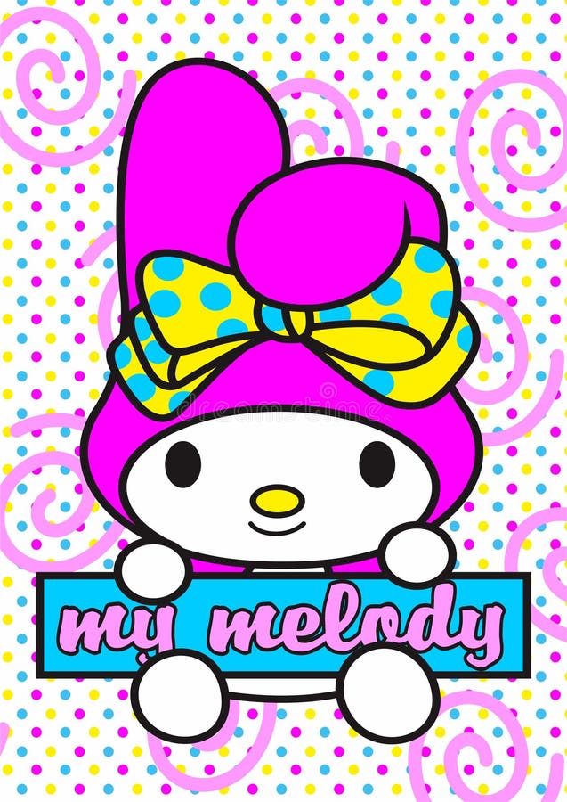Beautiful Patterns My Melody. Printable, Vector Stock Vector ...