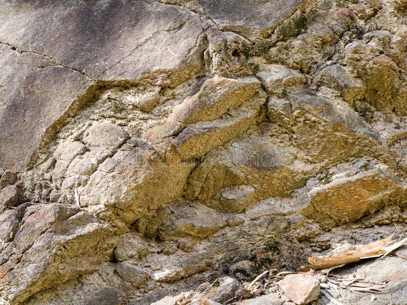Beautiful Patterns on a Weathered Rock Formation Stock Photo - Image of ...