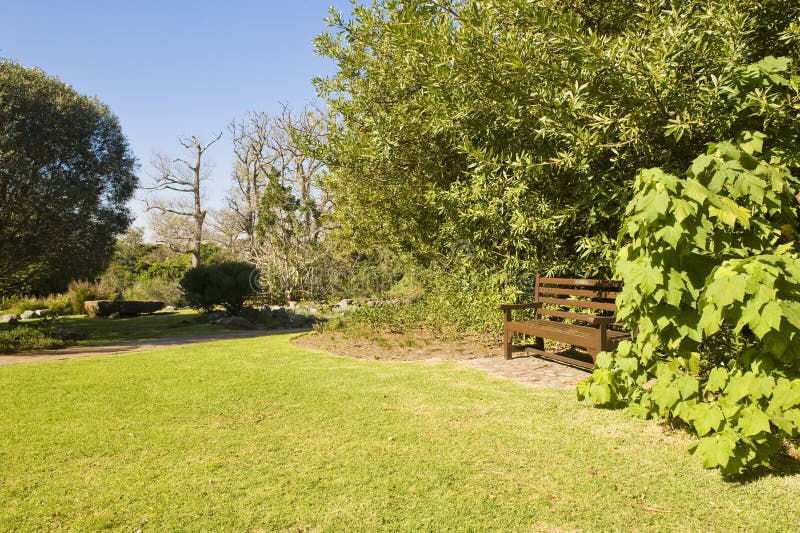 Beautiful peaceful garden stock photo. Image of grow, gardening - 6242462