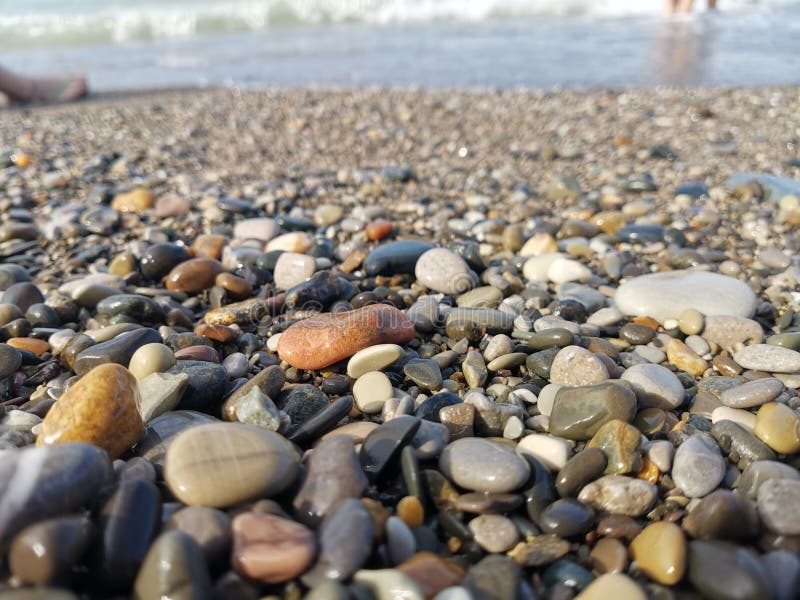 Beautiful Pebble Stones stock image. Image of stonewall - 239219729
