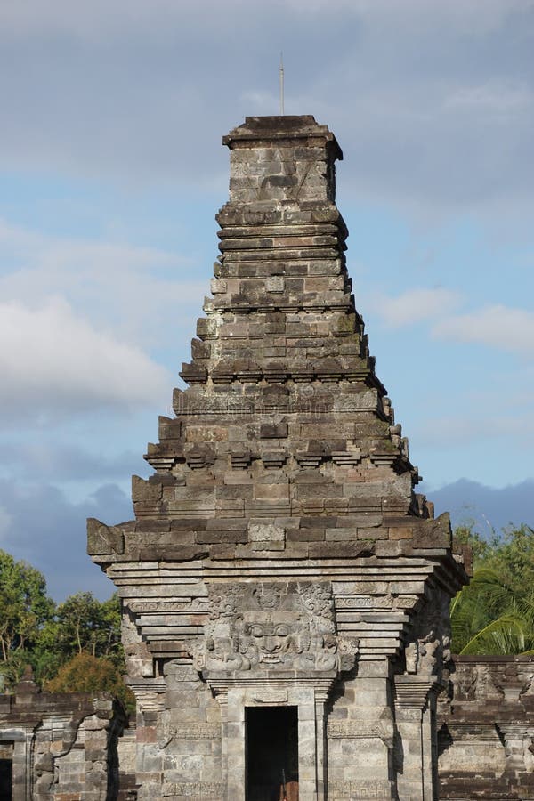 The Beautiful Penataran Temple in Blitar, East Java, Indonesia Stock ...