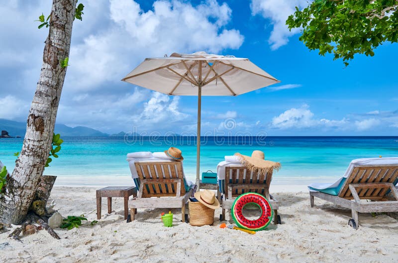 Beautiful Petite Anse Beach at Seychelles Stock Photo - Image of anse ...
