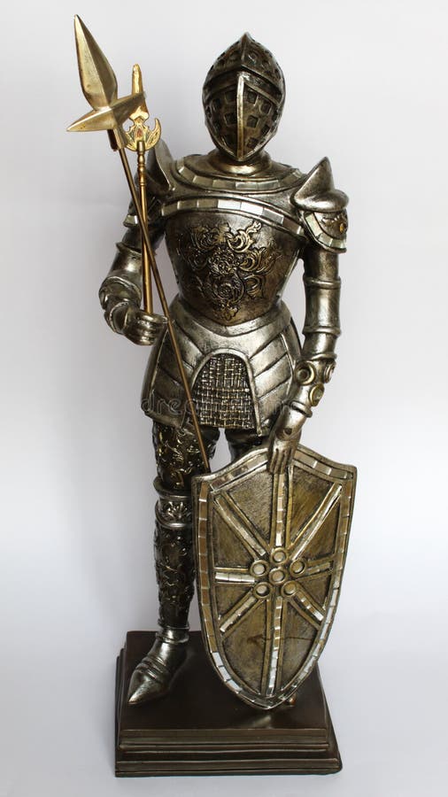 The knight in armor stock image. Image of artifact, gewgaw - 168316951