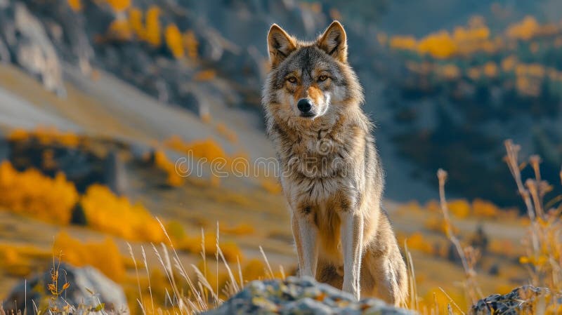 Beautiful Photo of a Wild Wolf Out in Nature Stock Photo - Image of ...