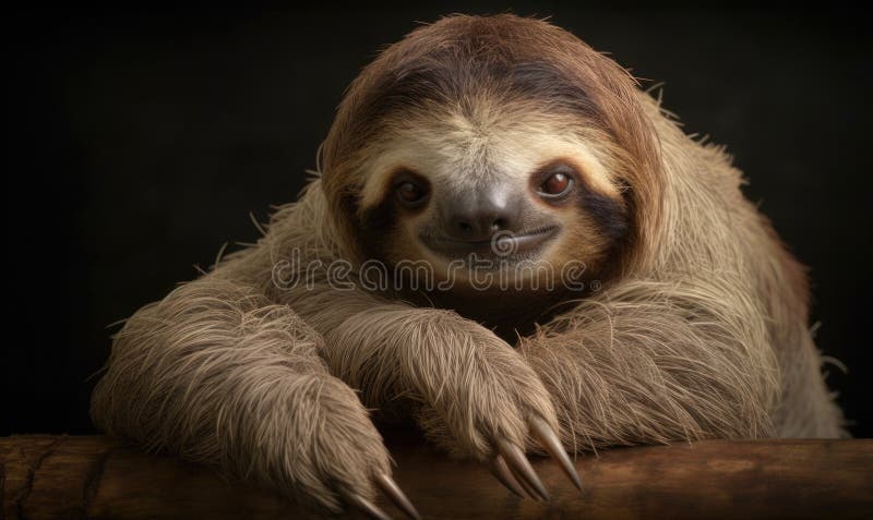 A Beautiful Photograph of the Pygmy Three-toed Sloth Stock Illustration ... A Beautiful Photograph of the Pygmy Three-toed Sloth Stock Illustration ...