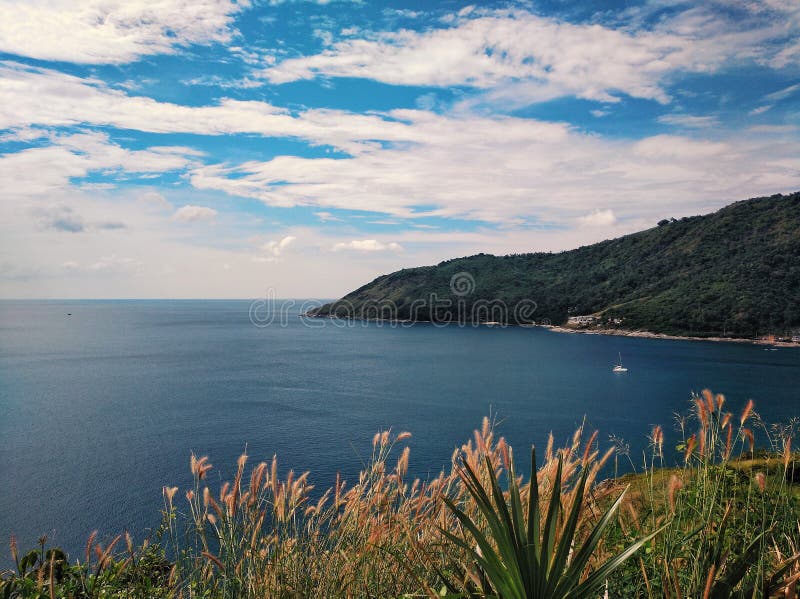 Beautiful Phuket Beaches Panoramic from a View Point, Yanui Beach ...