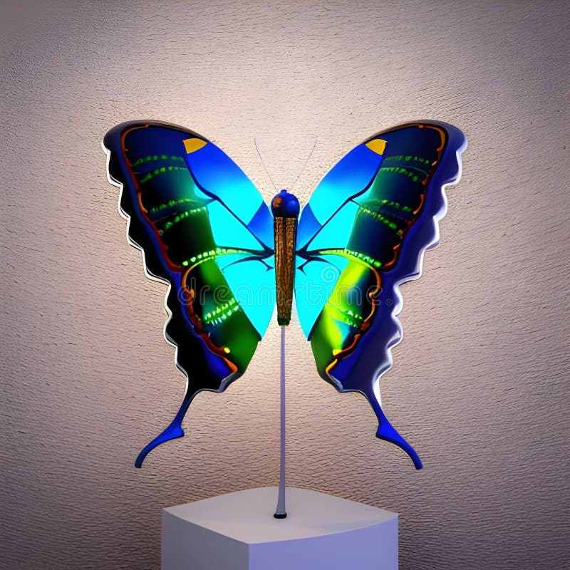 Butterfly Statue Stock Illustrations – 295 Butterfly Statue Stock ...