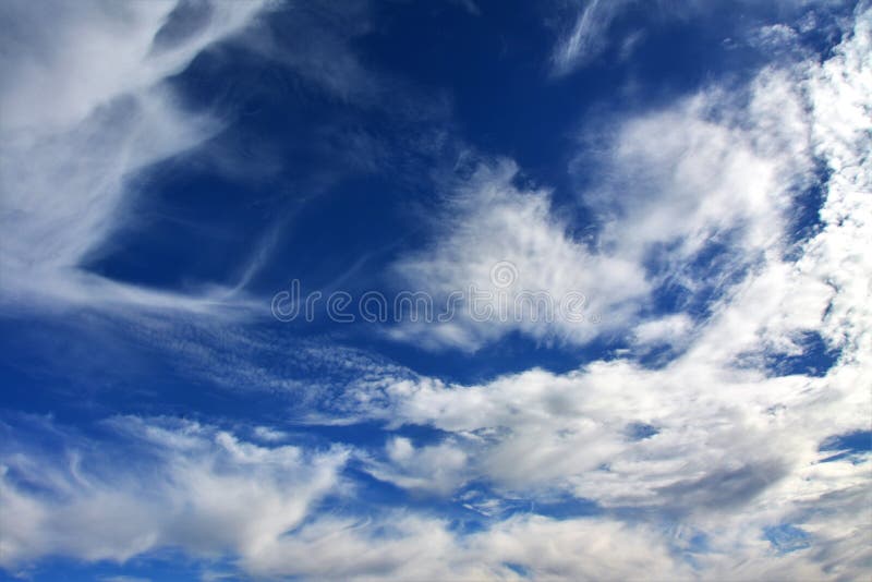Beautiful Picture of the Clouds in the Azure Sky Stock Image - Image of ...