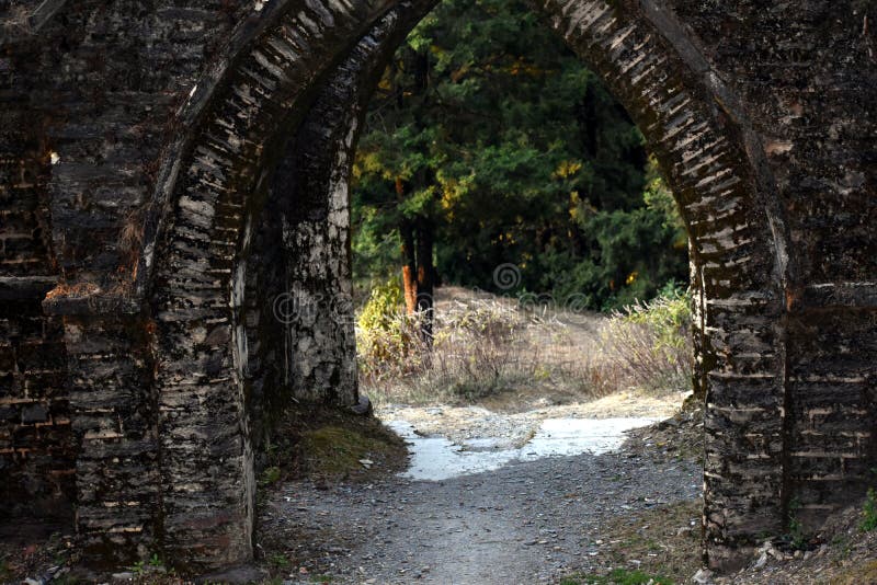 Beautiful Picture of Old Building Gate. Uttarakhand Nainital India ...