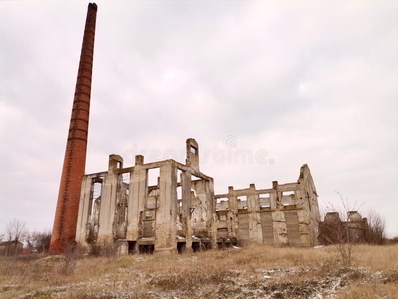 A Beautiful Picture of the Rest of the Old Sugar Factory Stock Photo ...