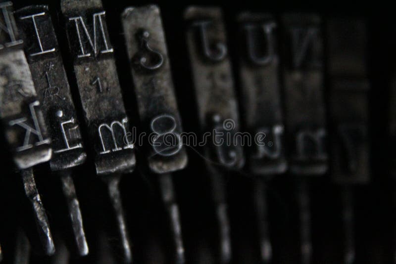 Beautiful Picture of Writing Machine Keyboard Macro Effect Stock Image ...