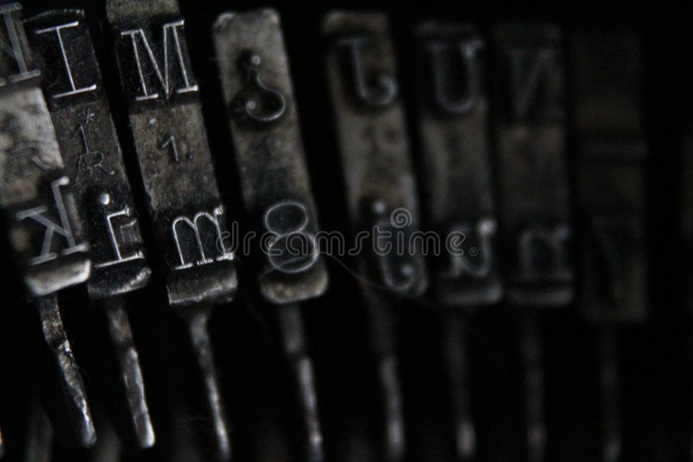 Beautiful Picture of Writing Machine Keyboard Macro Effect Stock Image ...