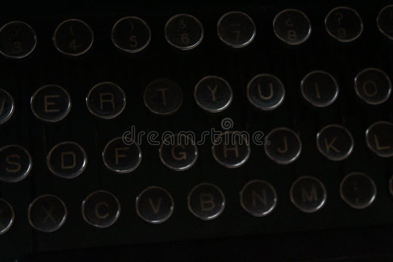 Beautiful Picture of Writing Machine Keyboard Macro Effect Stock Photo ...